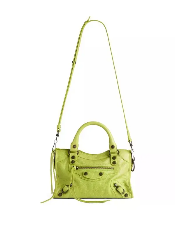 Balenciaga Mini Le City Studded Tote Bag