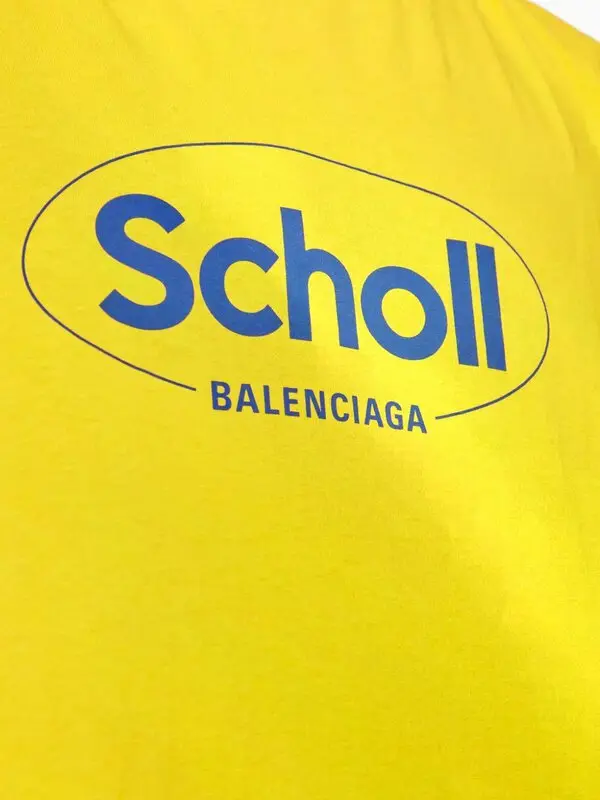 Balenciaga X Scholl Logo-print Oversized T-shirt
