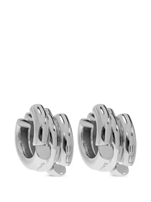 Balenciaga Triple Hoop Earrings