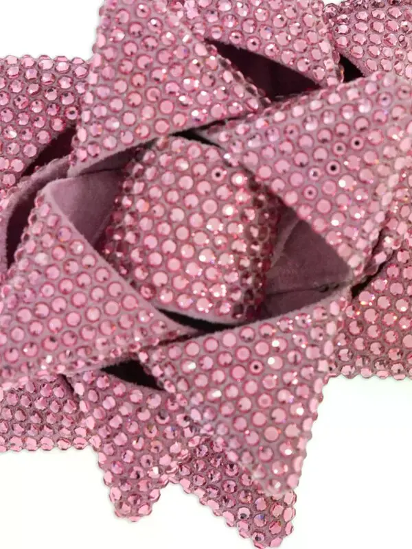 Balenciaga Crystal-embellished Bow Keychain