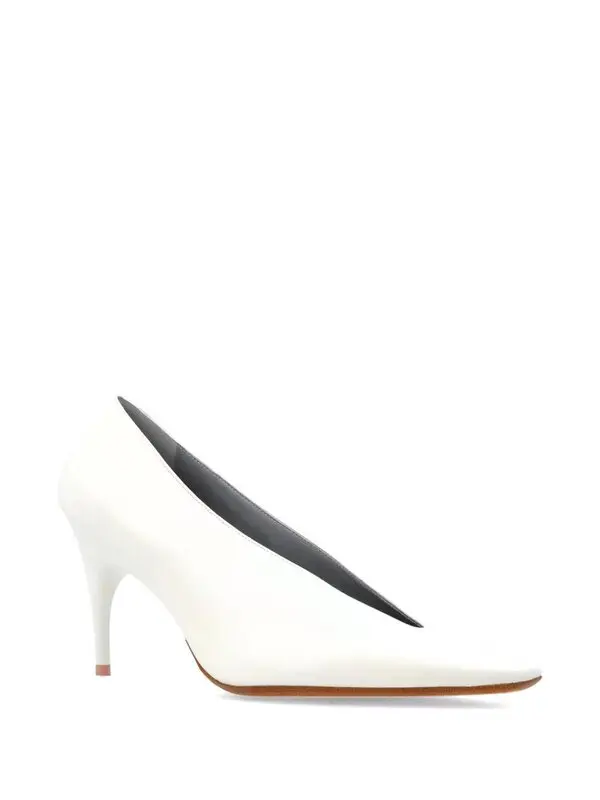 Balenciaga Duchesse Pointed-toe V-shape Pumps
