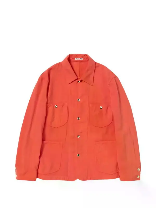 Auralee Button-up Patch-pocket Jacket
