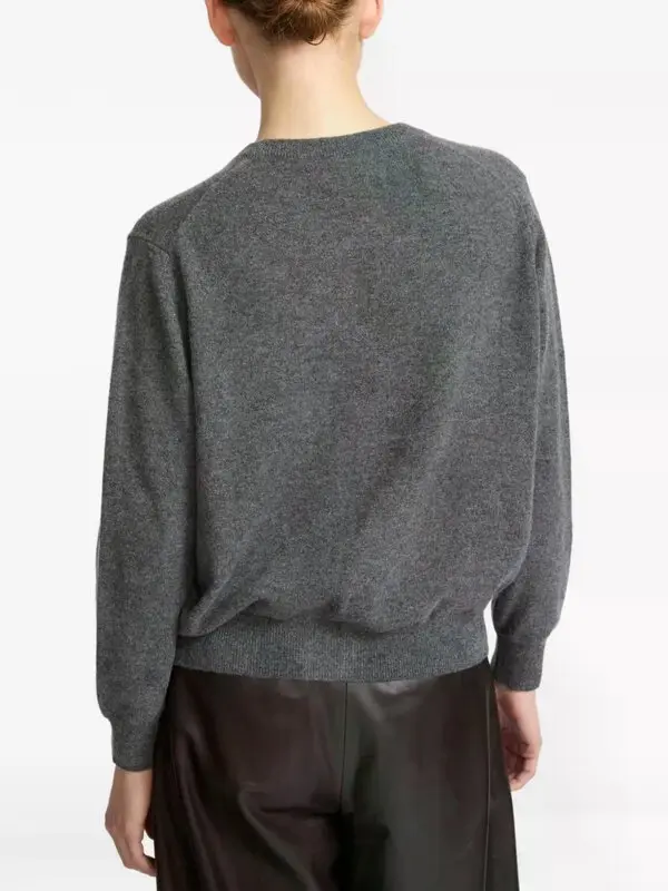 YVES SALOMON Asymmetric Button Cashmere Cardigan