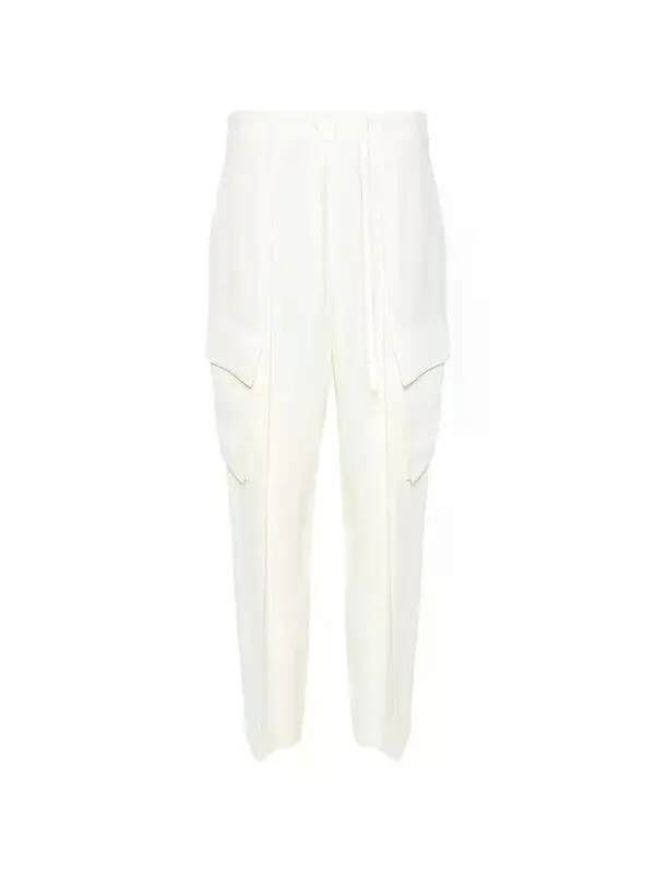 Brunello Cucinelli Cargo Pants - White
