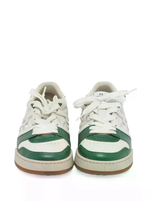 Fendi Match Lace-up Low-top Sneakers