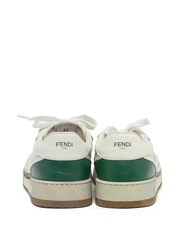 Fendi Match Lace-up Low-top Sneakers