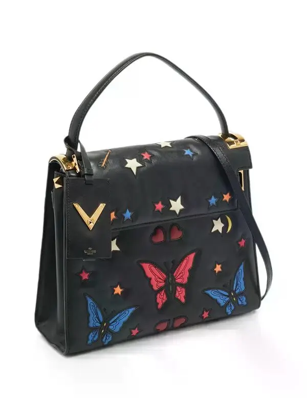 Valentino Garavani Rockstud Butterfly Tote Bag