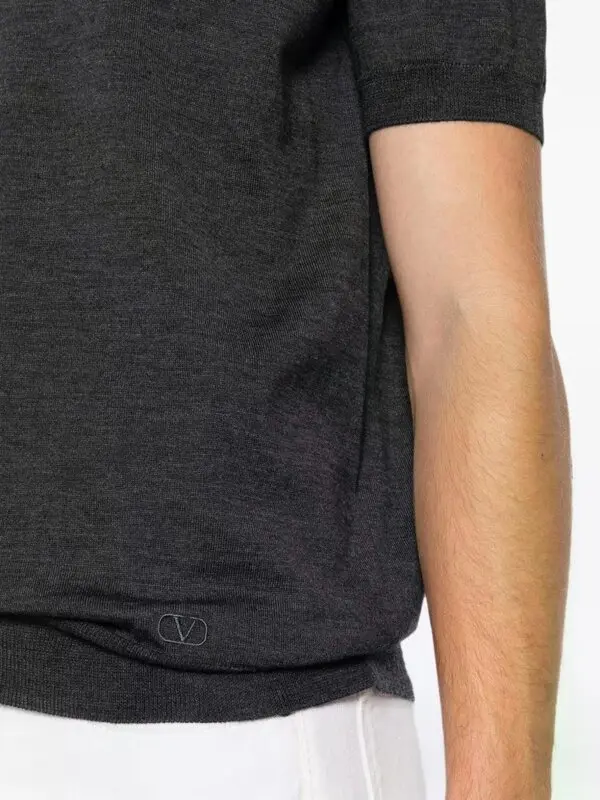 Valentino Garavani Short-sleeve Knitted T-shirt