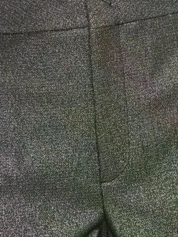 Just Cavalli Lurex Button-detail Trousers