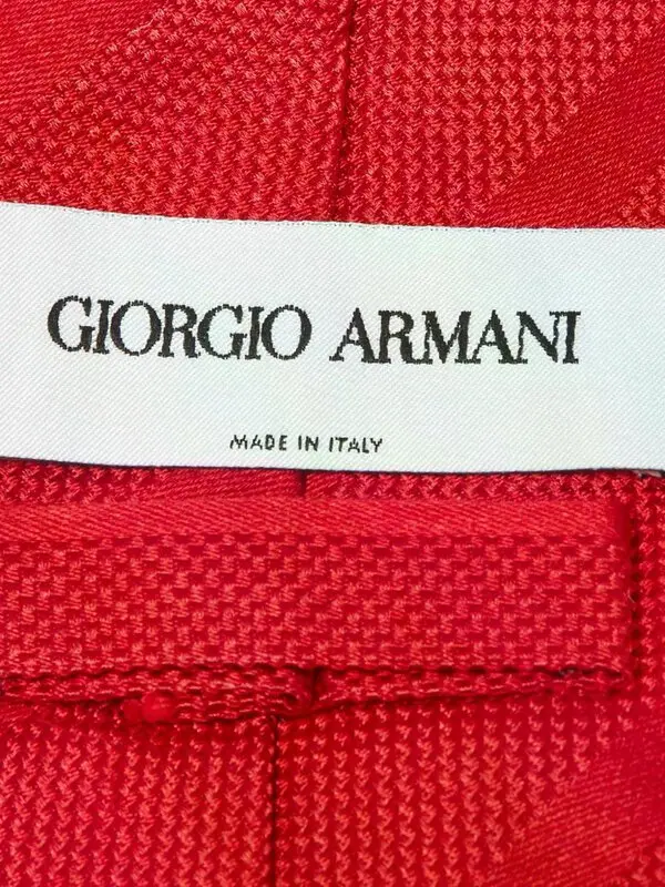 Giorgio Armani Diagonal Stripe Silk Jacquard Neck Tie
