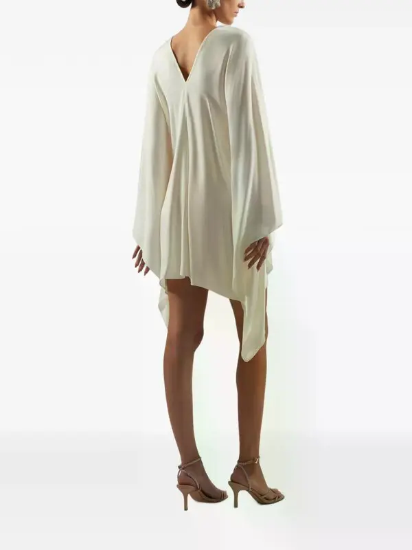 TALLER MARMO Sahara Kaftan Mini Dress - Neutrals