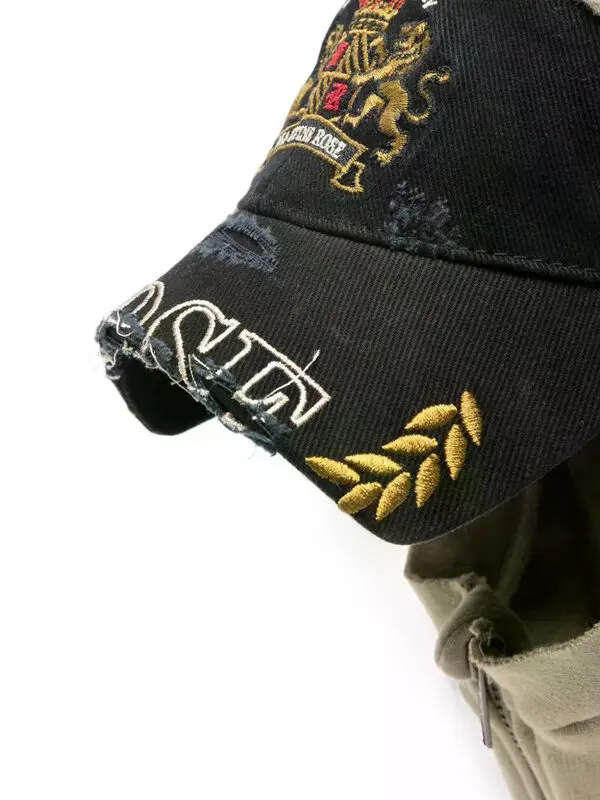 Martine Rose Embroidered Layered-hood Cap