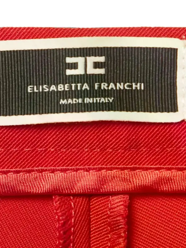 Elisabetta Franchi Gabardine Trousers