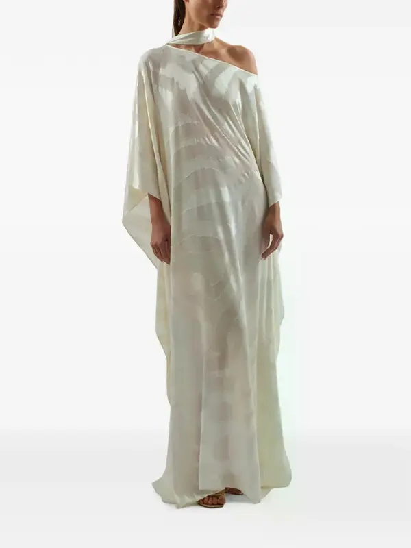 TALLER MARMO One-shoulder Kaftan Maxi Dress