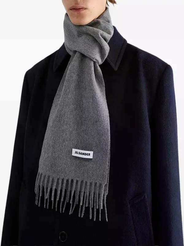 JIL SANDER Fringed-edge Scarf