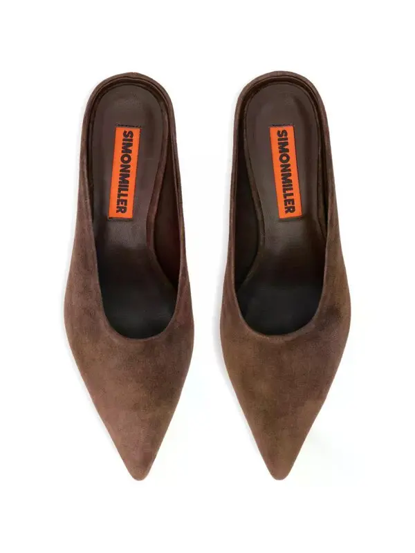 SIMONMILLER Gala Pointed-toe Mules