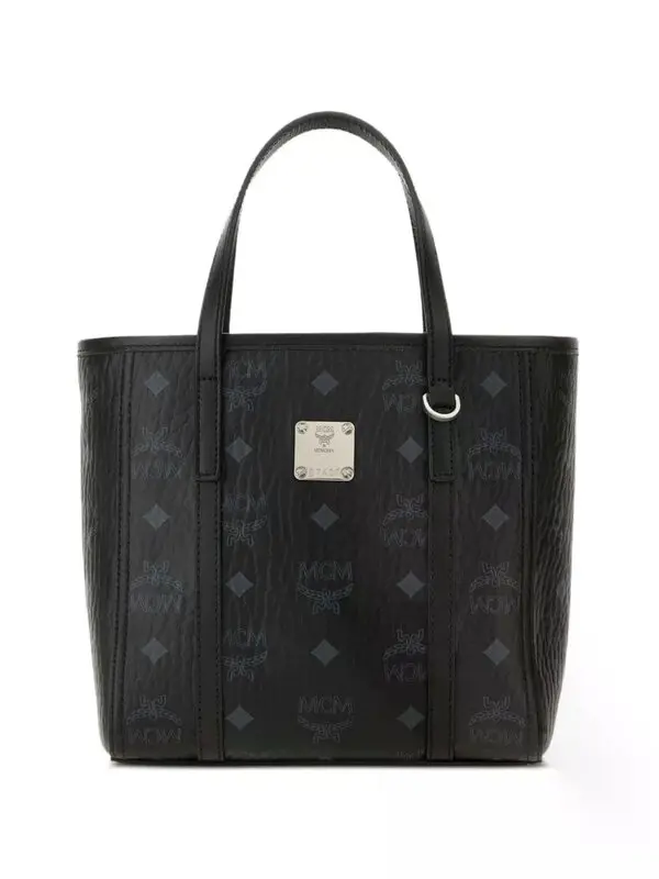 Mcm Toni Monogram Leather Tote Bag