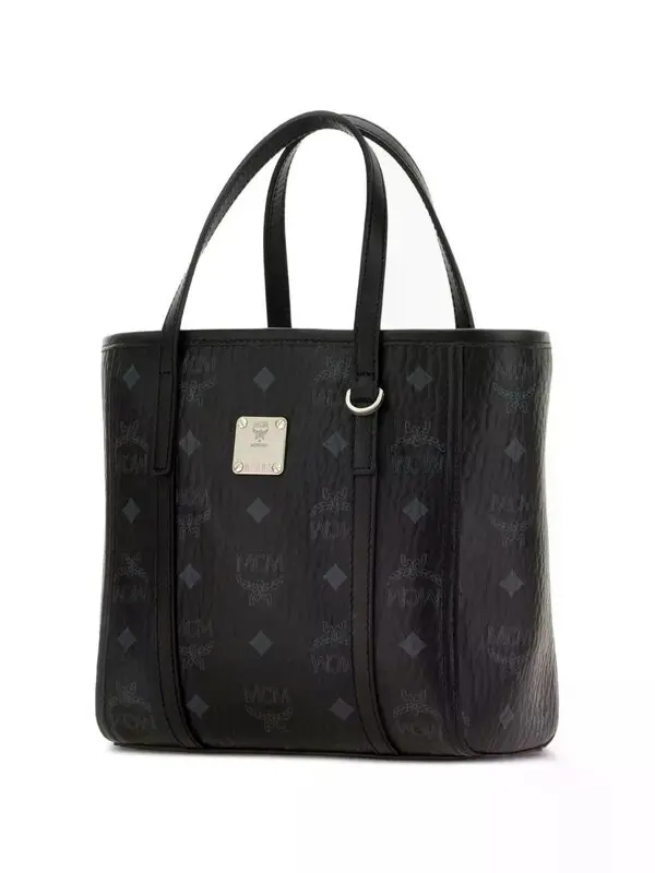 Mcm Toni Monogram Leather Tote Bag