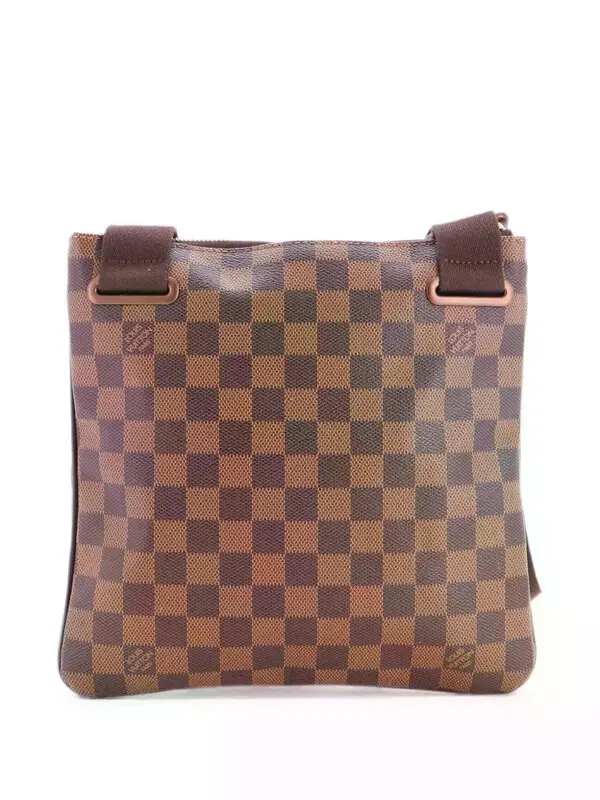 LOUIS VUITTON Brooklyn Pochette Plate Damier Crossbody Bag