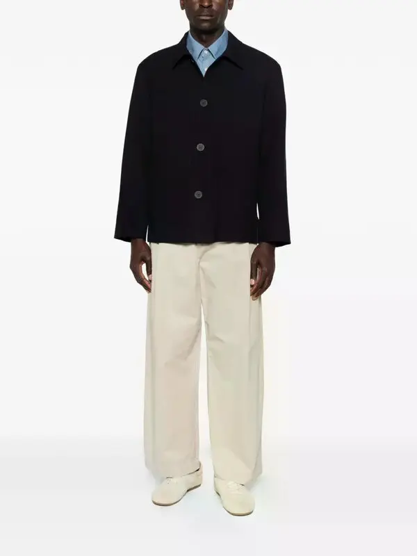 Sandro Buttoned Jacket - Blue