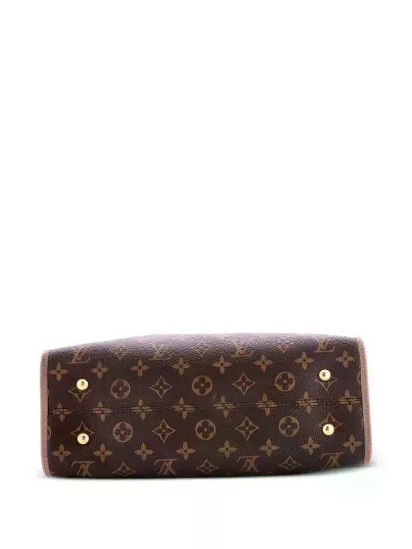 LOUIS VUITTON Popincourt Nm Handbag Monogram Canvas With Leather Pm Tote Bag - Brown