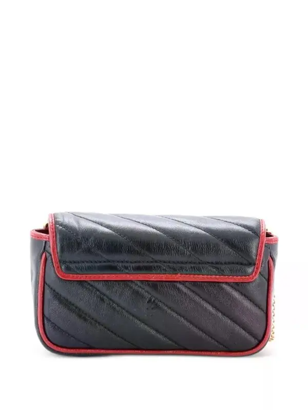 Gucci Gg Marmont Super Mini Crossbody Bag - Black