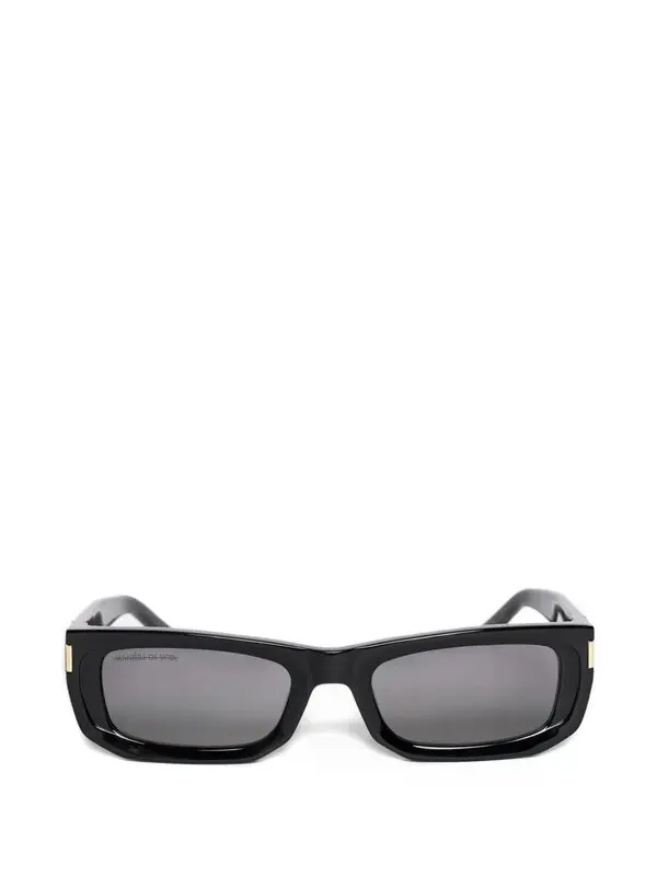Manière De Voir Curved-frame Sunglasses - Black