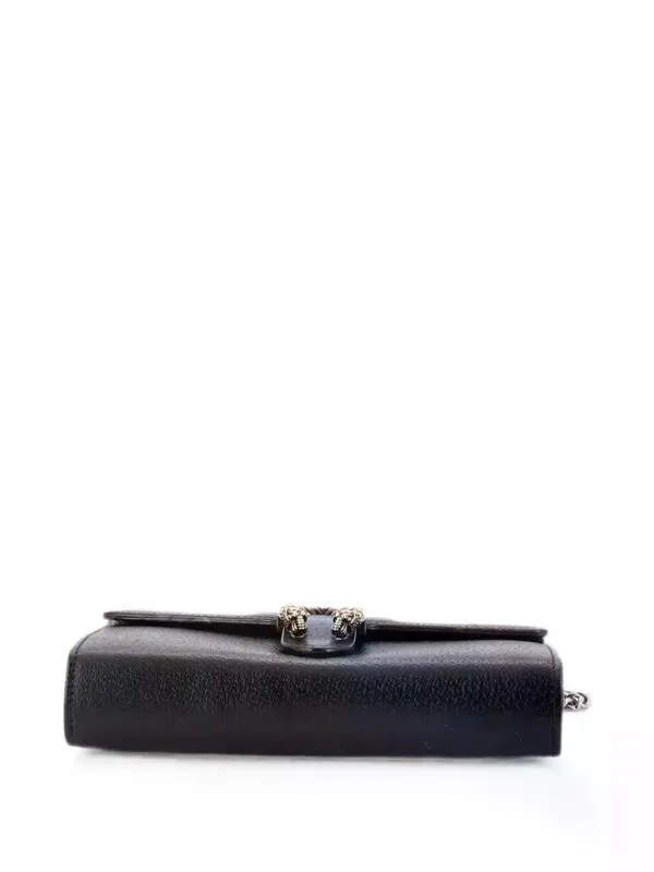Gucci Dionysus Web Chain Wallet Leather Small Crossbody Bag