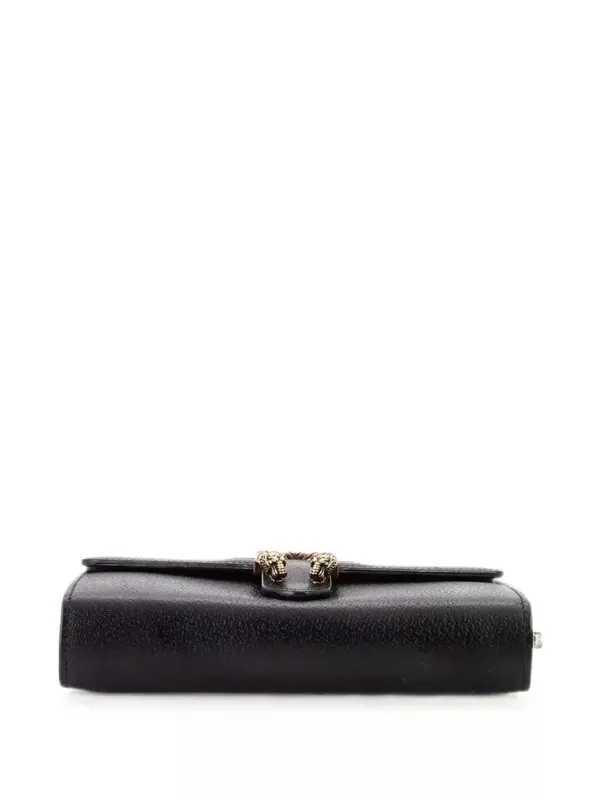 Gucci Dionysus Web Chain Wallet Leather Small Crossbody Bag