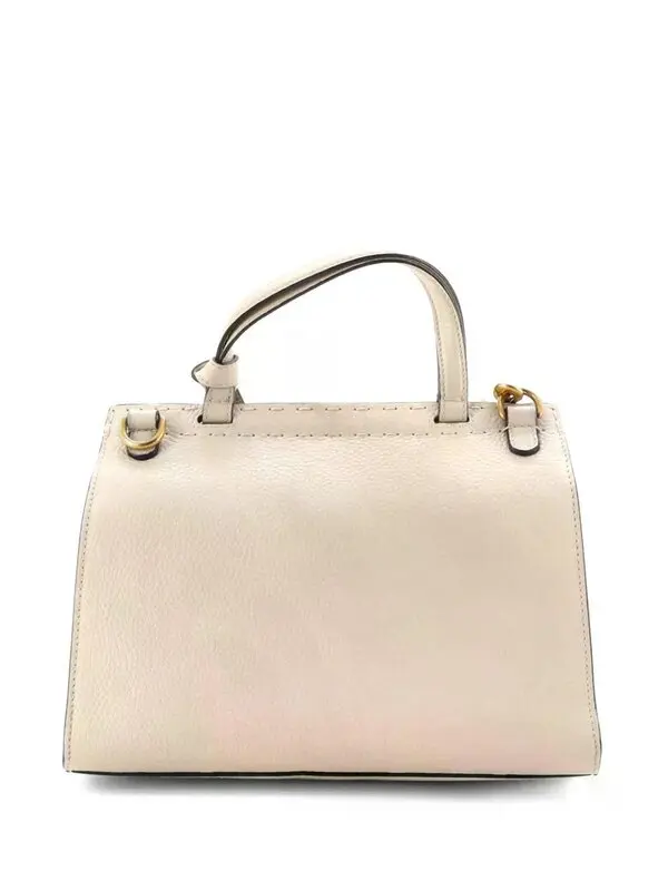 Gucci Gg Marmont Leather Mini Satchel Top Handle Bag - Neutrals