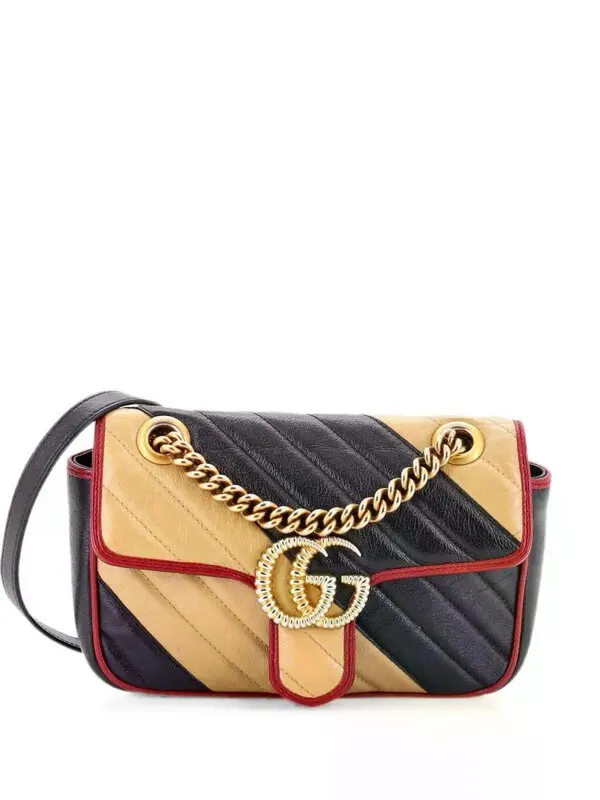 Gucci Gg Marmont Mini Crossbody Bag - Black