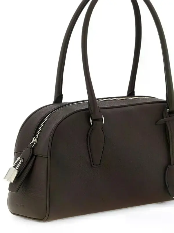 THE ROW Small India Leather Tote Bag - Brown