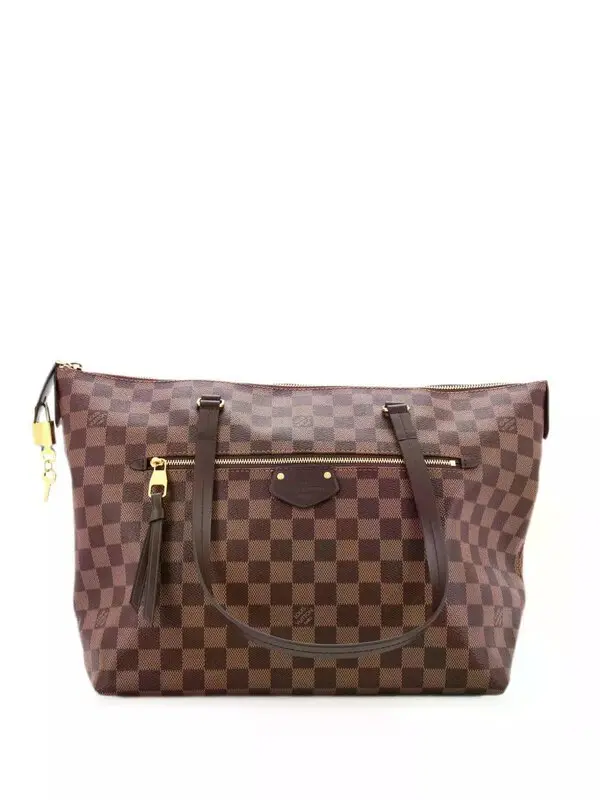 LOUIS VUITTON Damier Iena Mm Shoulder Bag - Brown