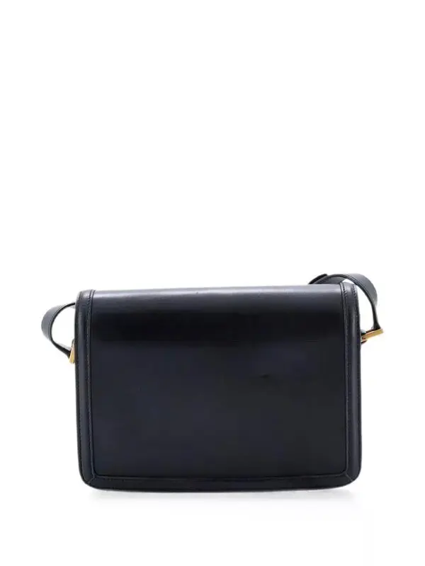 Saint Laurent Solferino Shoulder Bag In Leather - Black