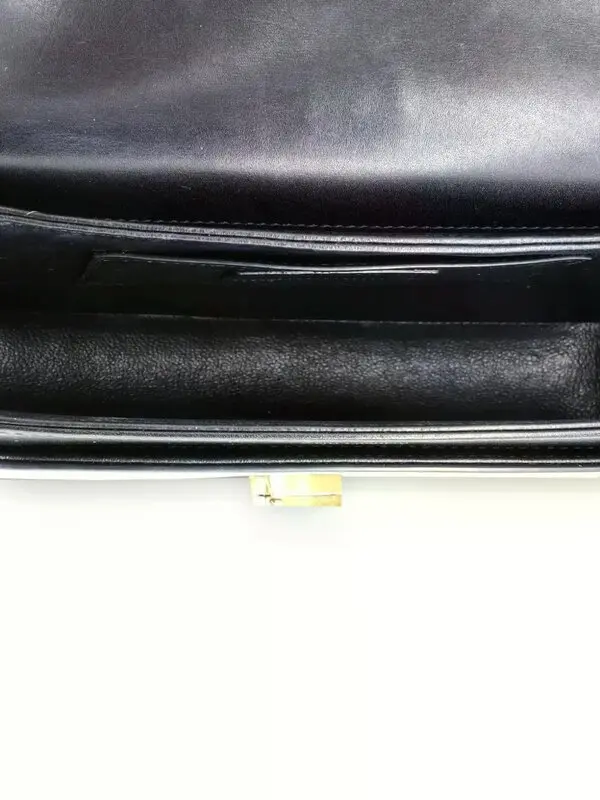 Saint Laurent Solferino Shoulder Bag In Leather - Black