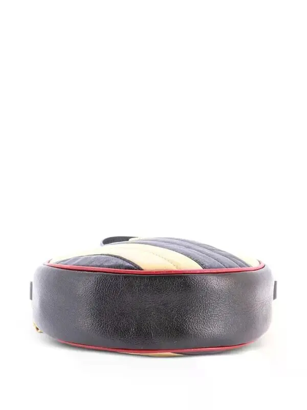Gucci Gg Marmont Round Shoulder Bag - Black