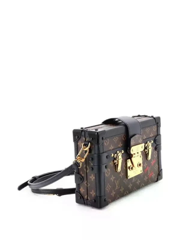 LOUIS VUITTON Monogram Canvas Petite Malle Clutch Bag