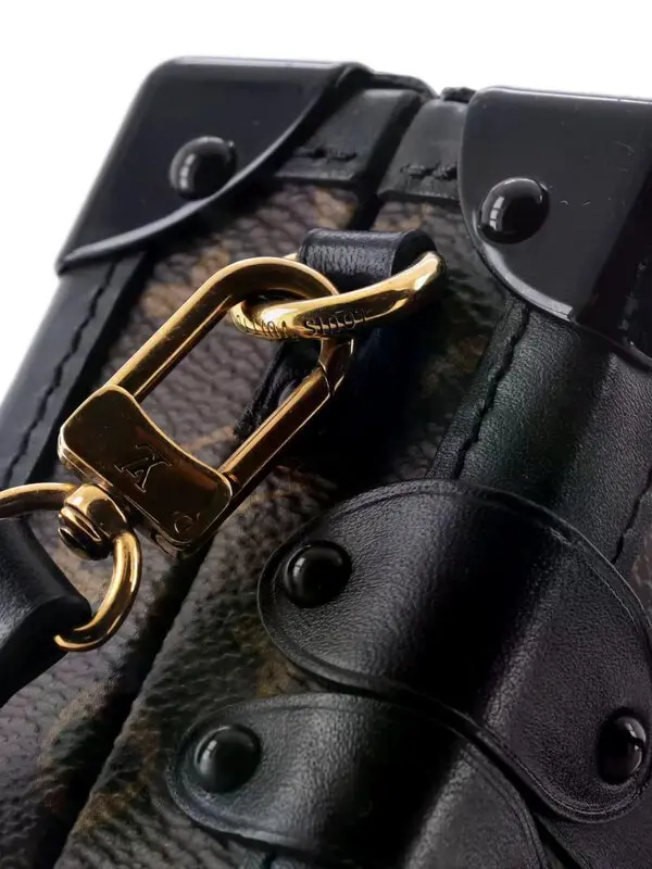 LOUIS VUITTON Monogram Canvas Petite Malle Clutch Bag