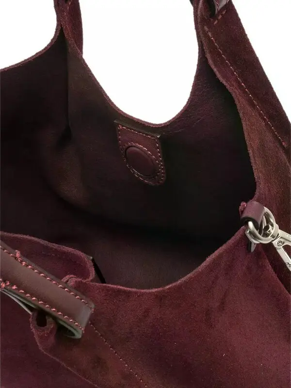 GIANNI CHIARINI Suede Tote Bag - Red