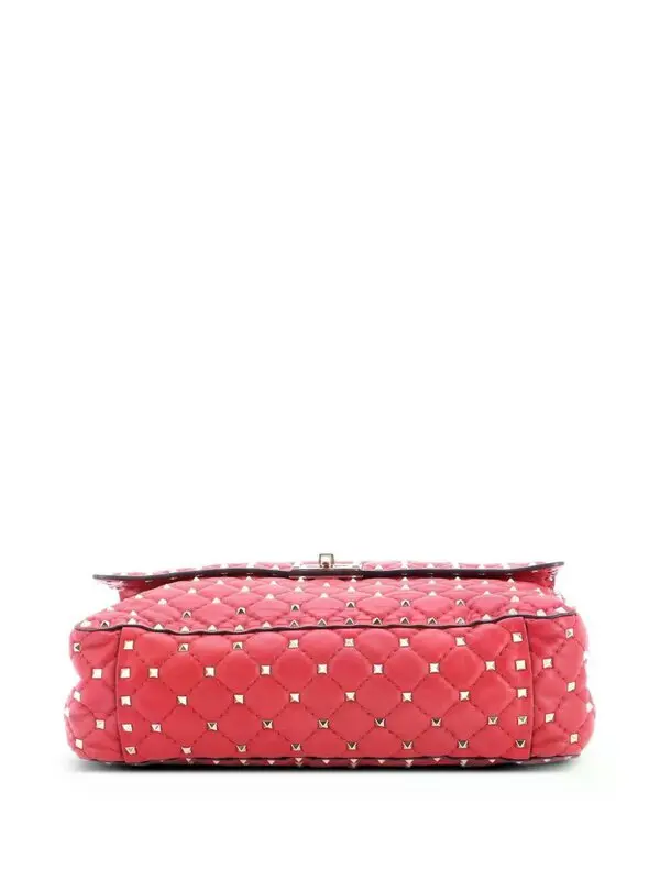 Valentino Garavani Rockstud Spike Flap Bag - Red