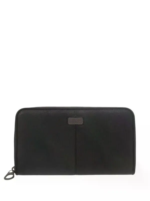 Bottega Veneta 2024-2026 Grained Leather Zip Around Organizer Wallet Long Wallets