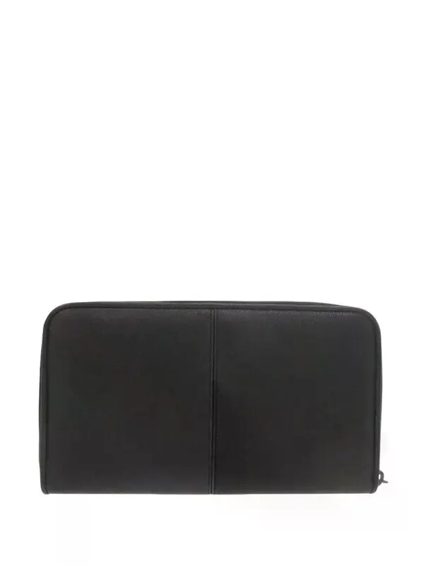 Bottega Veneta 2024-2026 Grained Leather Zip Around Organizer Wallet Long Wallets