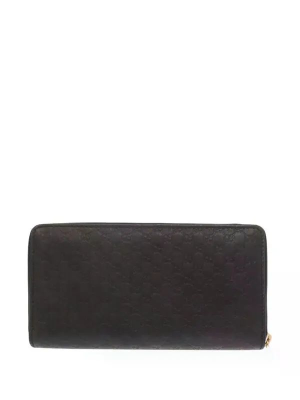 Gucci 2000-2015 Microguccissima Zip Around Wallet Long Wallets
