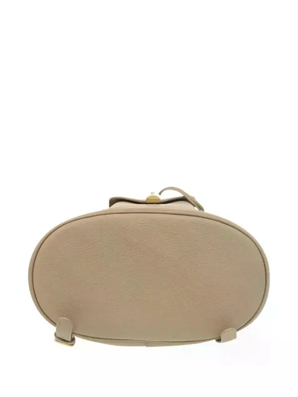 Loro Piana Grained Calfskin Extra Drawstring Backpack
