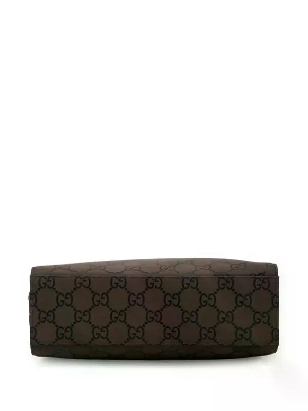 Gucci Gg Nylon Bamboo Satchel
