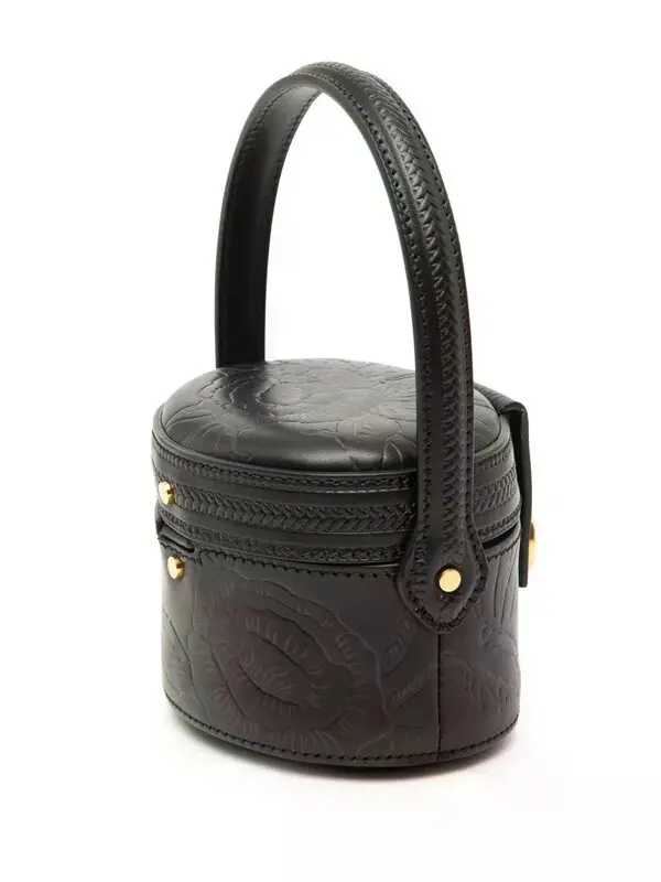 Dior 2022 Floral Embossed Calfskin Vanity Bag
