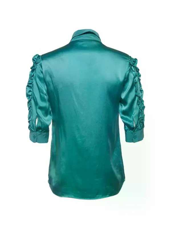 Moschino Ruffled Satin Shirt