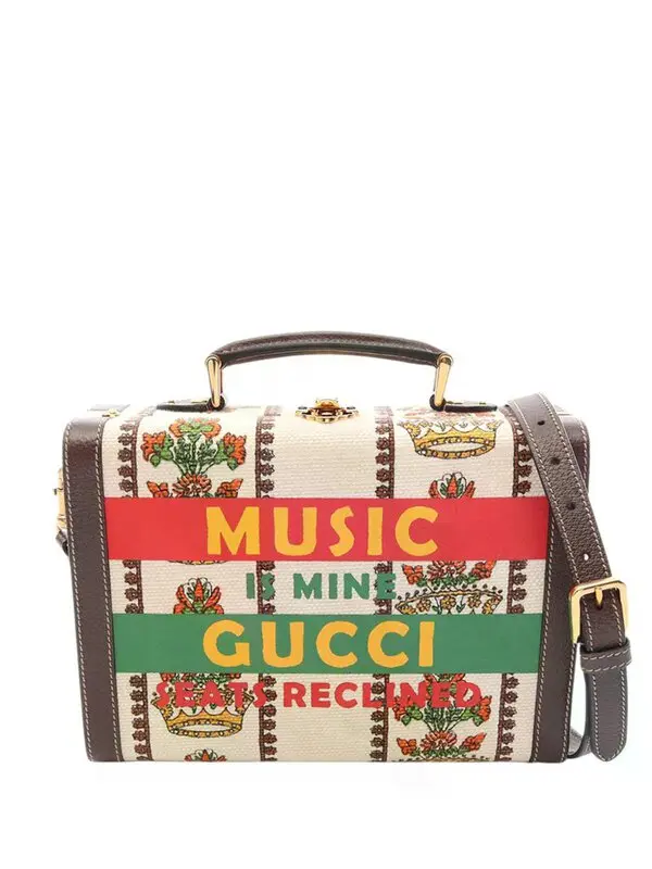 Gucci Centennial Canvas Beauty Case - Neutrals