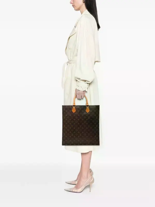 LOUIS VUITTON Monogram Sac Plat Tote Bag