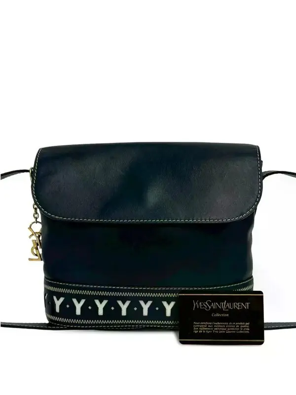Saint Laurent Leather Cutout Crossbody Bag